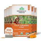 organic india tulsi turmeric chai tea bags