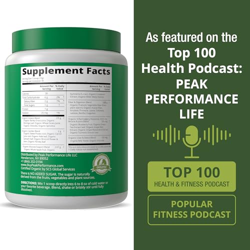 organic ingredients in spirulina powder