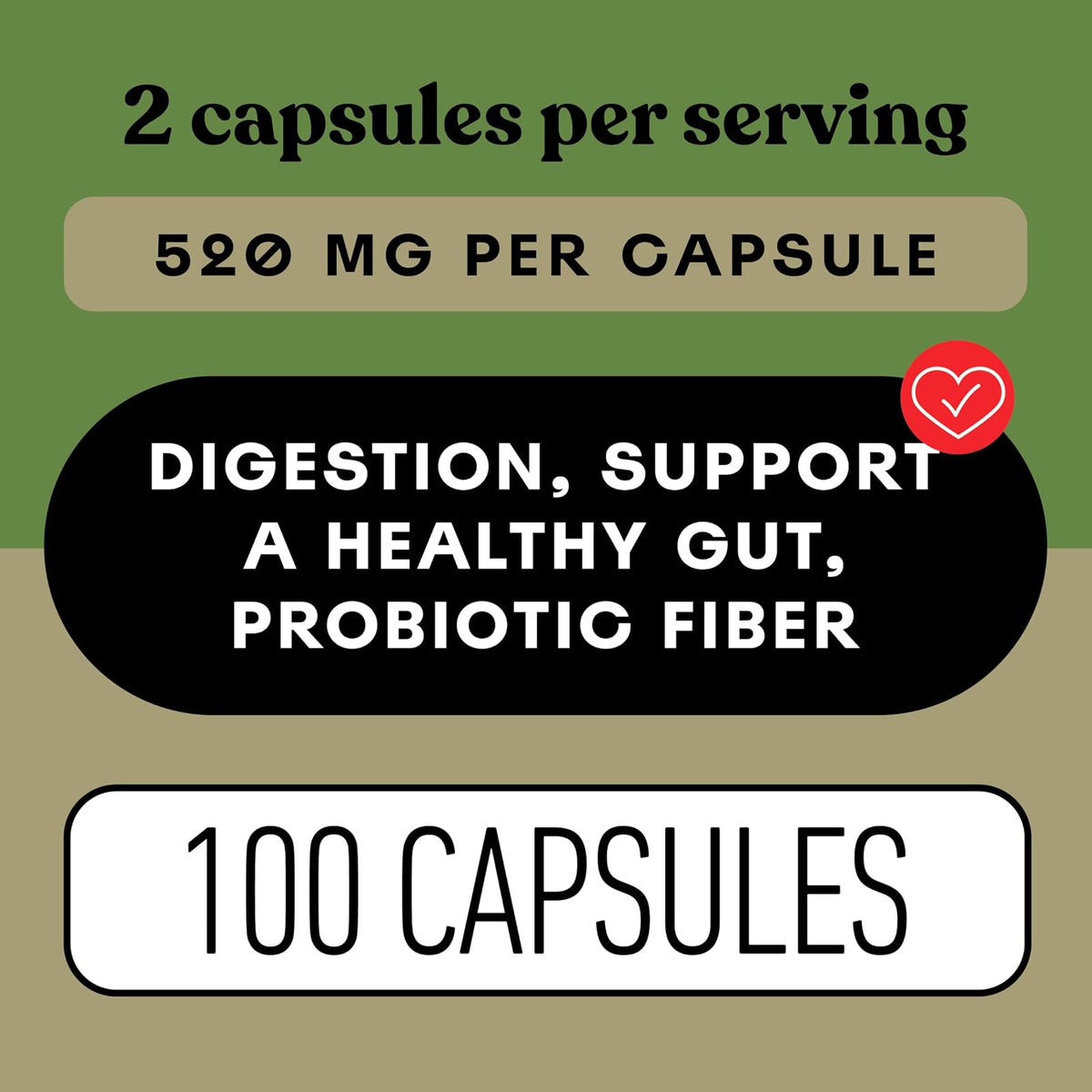 organic inulin capsules for gut balance