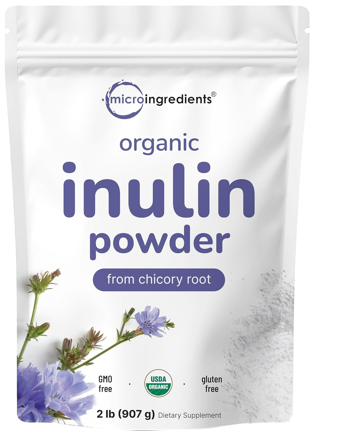 organic inulin fiber powder benefits