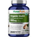 organic inulin herbal supplement capsules