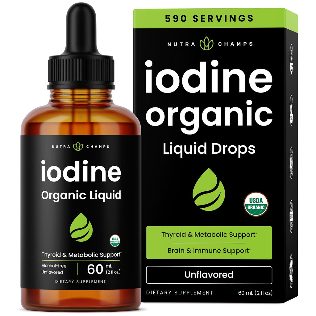 organic iodine liquid drops benefits