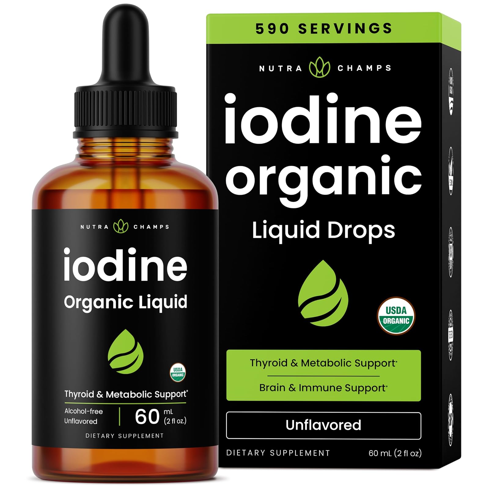 organic iodine liquid drops benefits