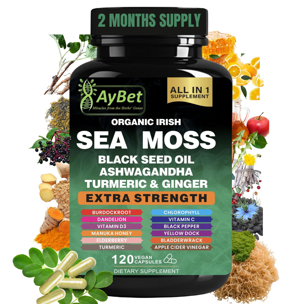 organic Irish sea moss capsules