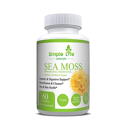 Organic Irish sea moss capsules