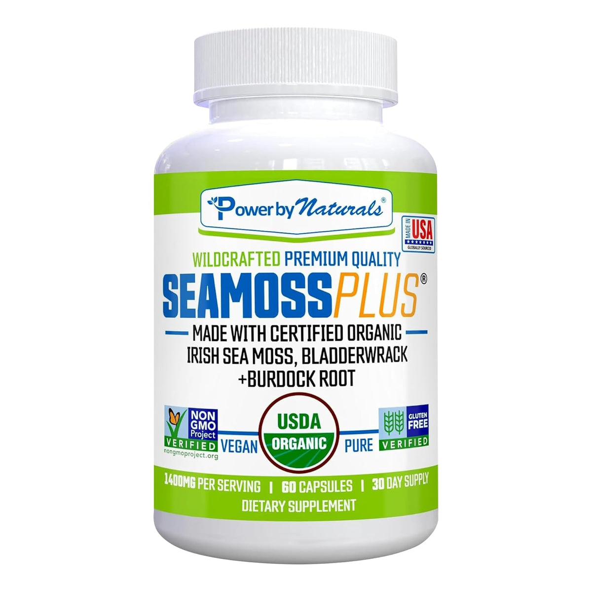 organic Irish sea moss capsules