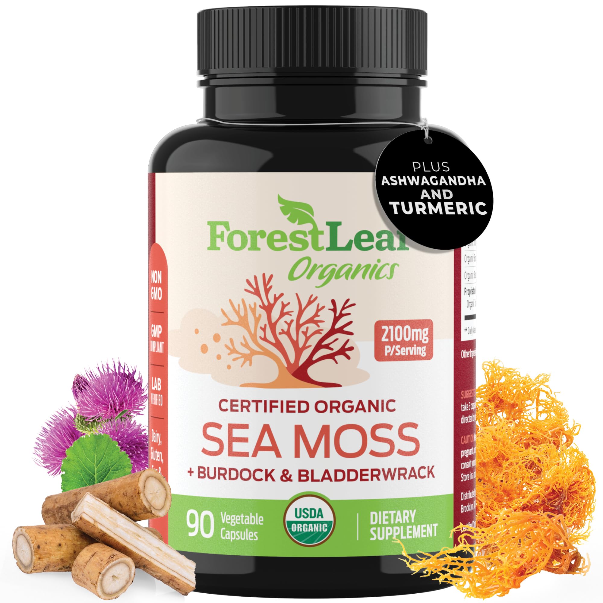 organic Irish sea moss capsules