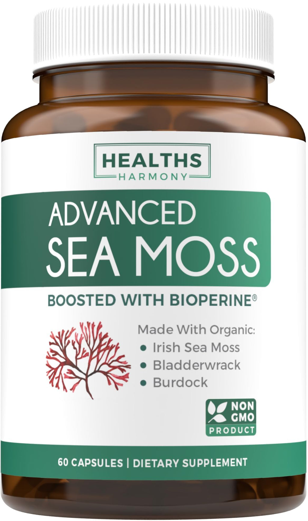 organic Irish sea moss capsules