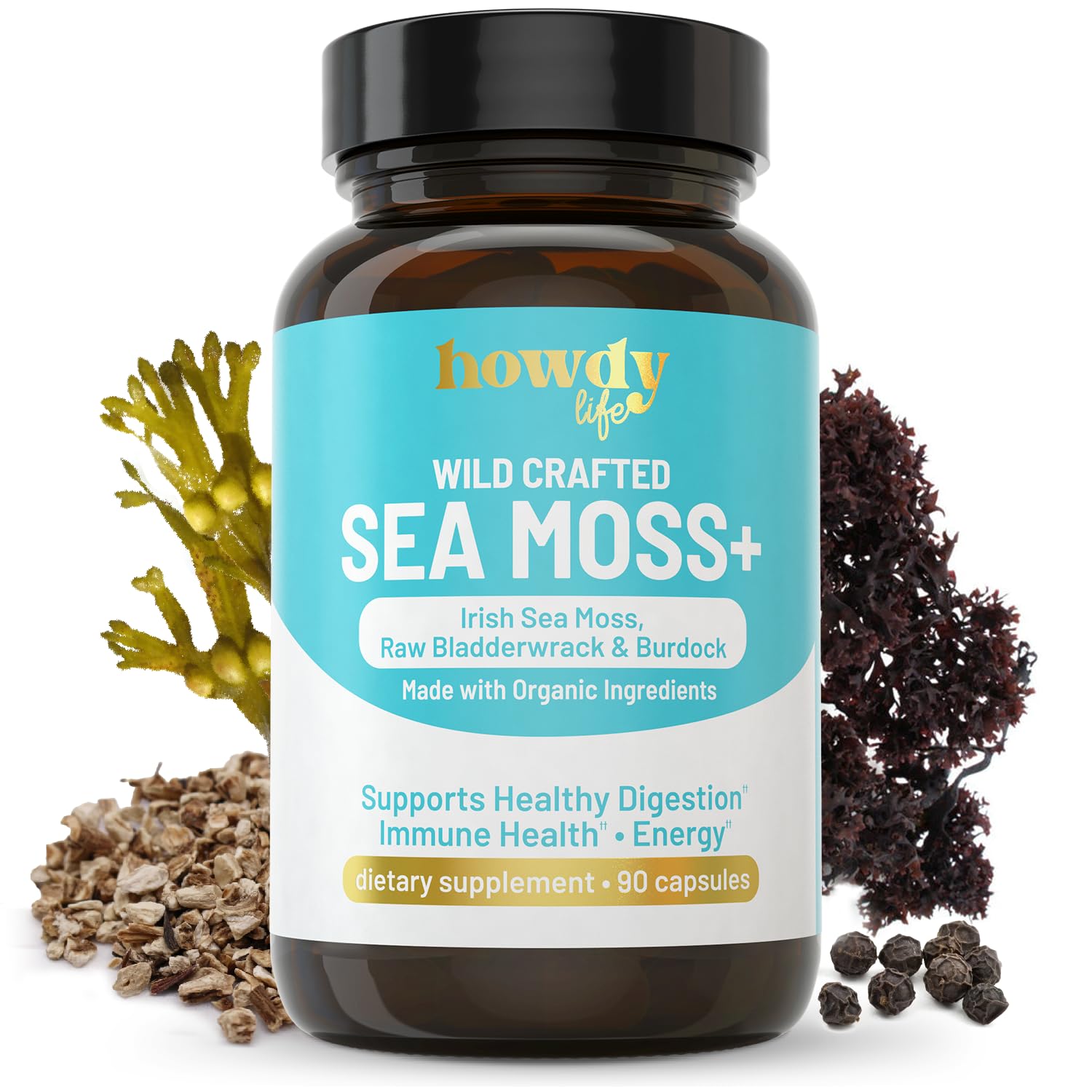 organic Irish sea moss capsules