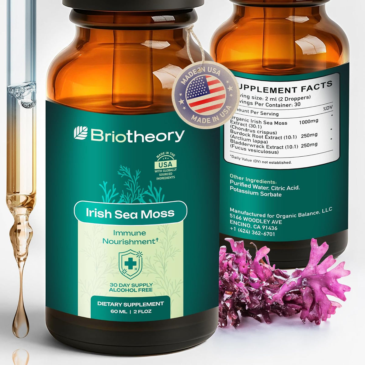 Organic Irish Sea Moss drops