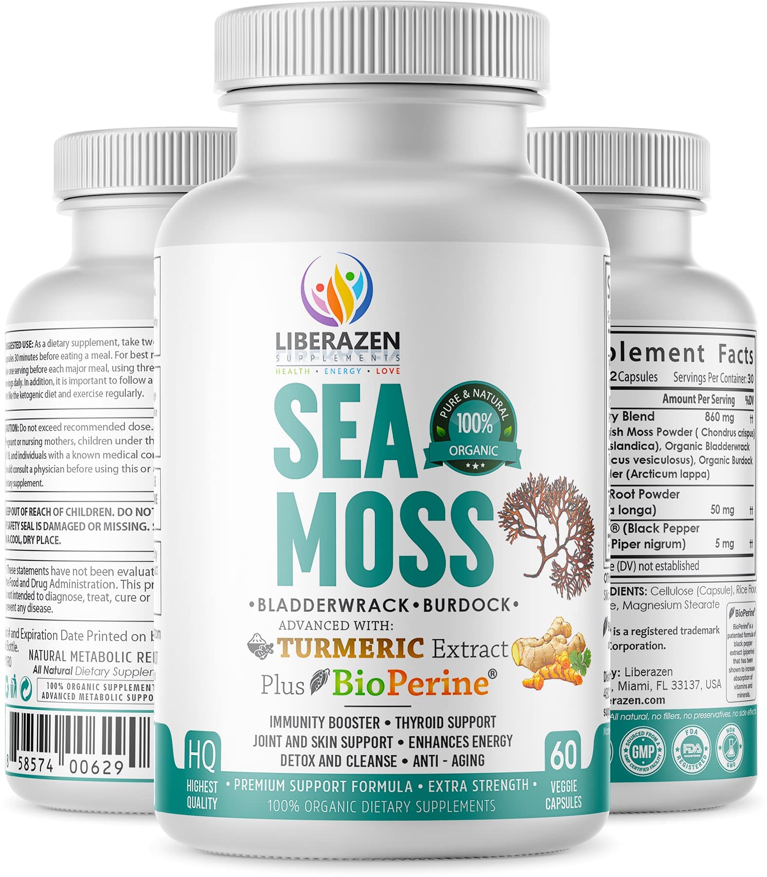 organic Irish sea moss pills