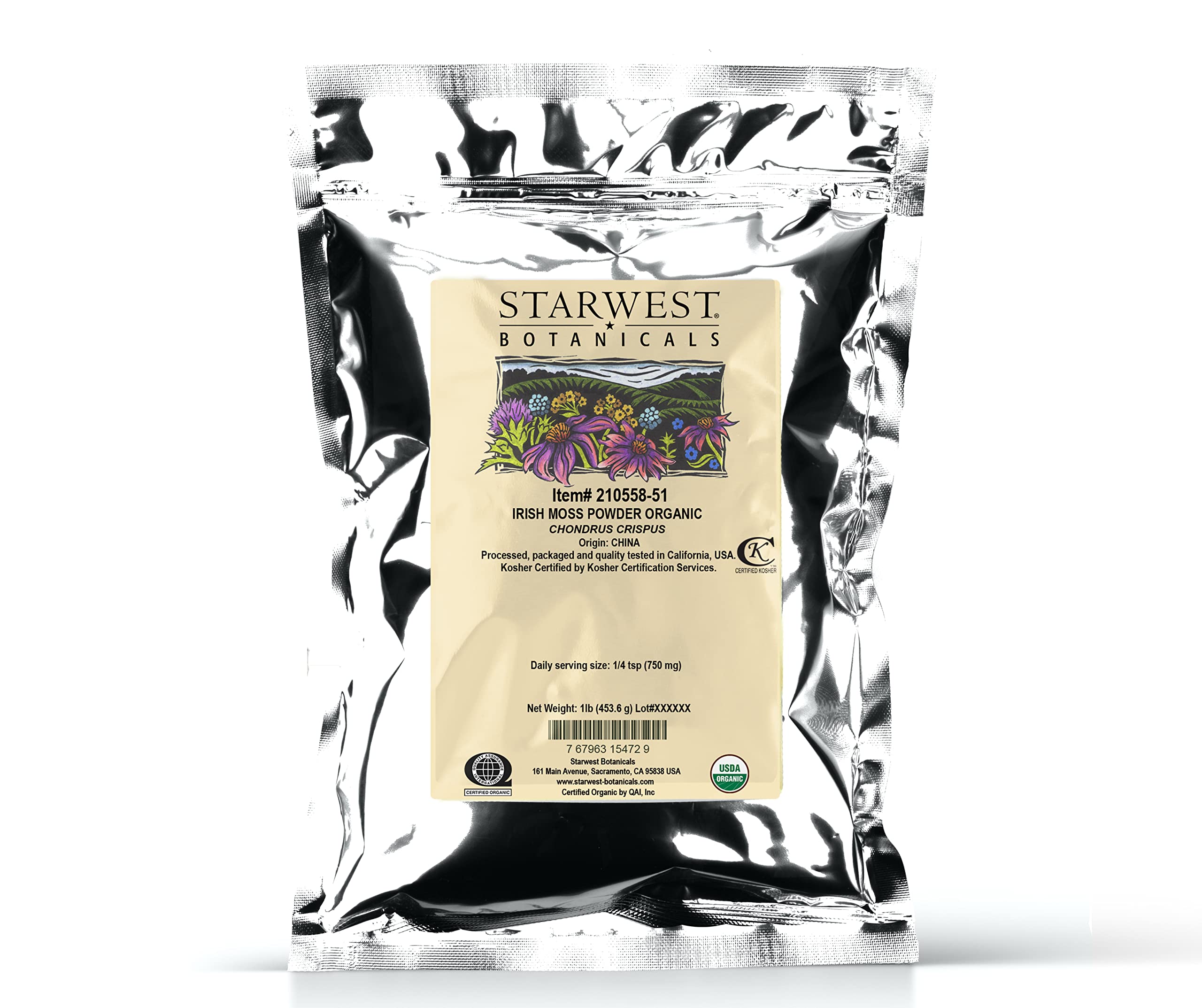 organic Irish sea moss powder