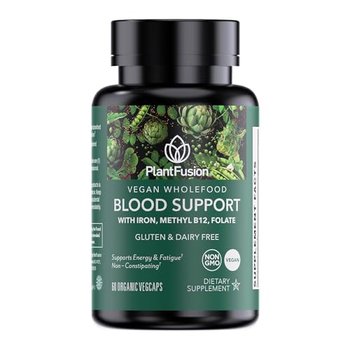 organic iron and B12 capsules