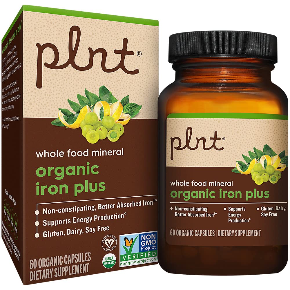 Organic Iron Plus whole food supplement
