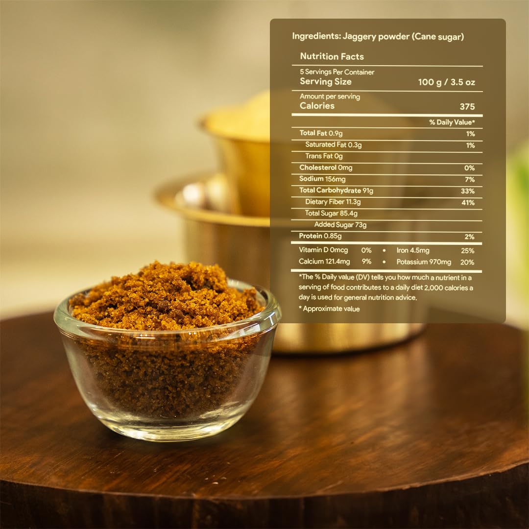 organic jaggery powder for energy