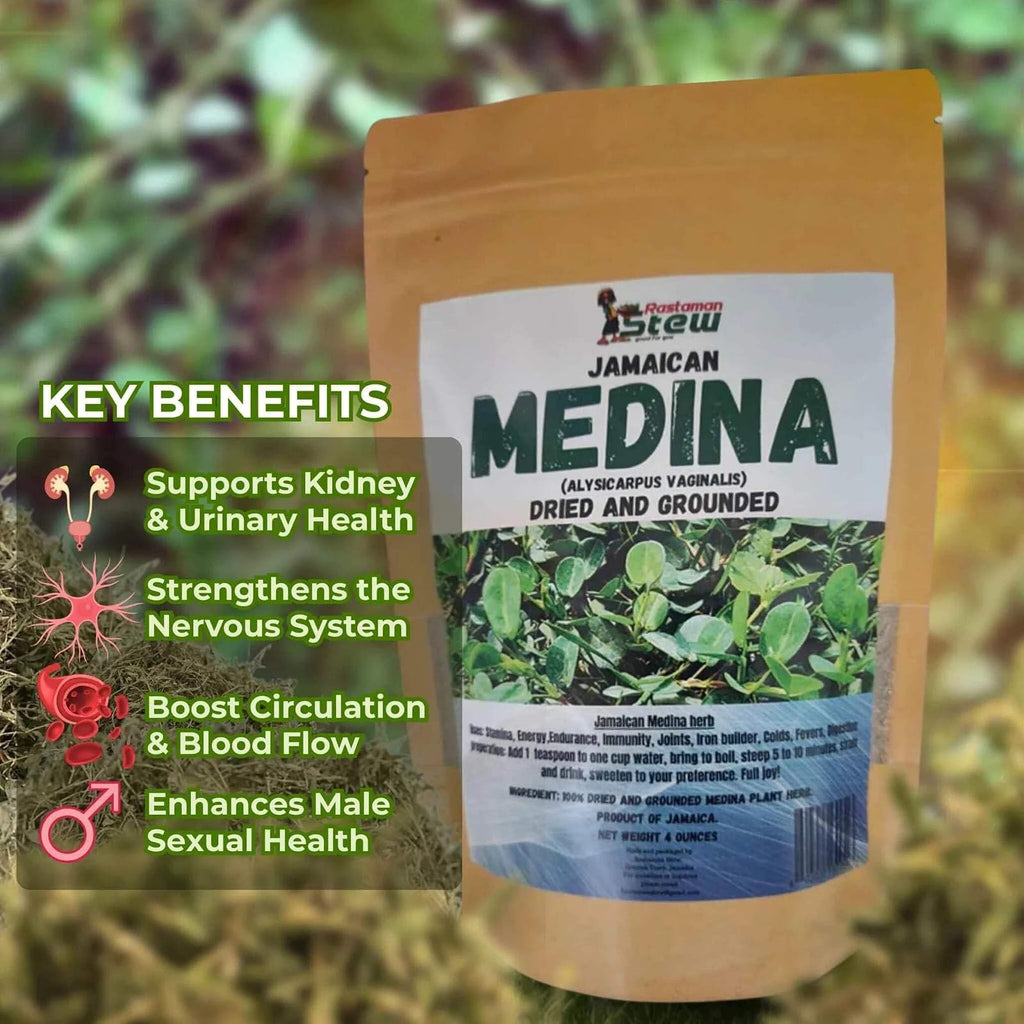 organic Jamaican Medina tea blend