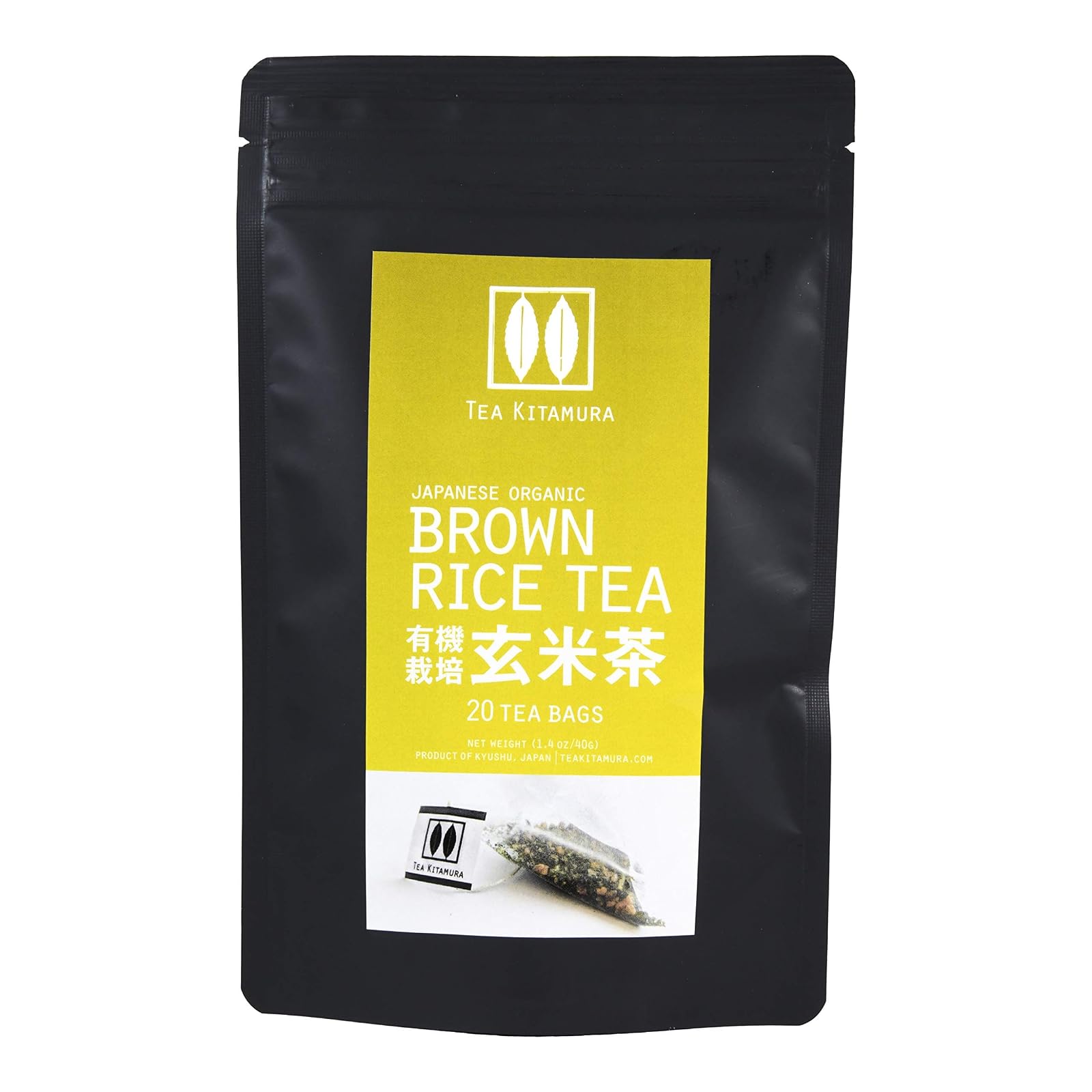 organic Japanese brown rice tea bags