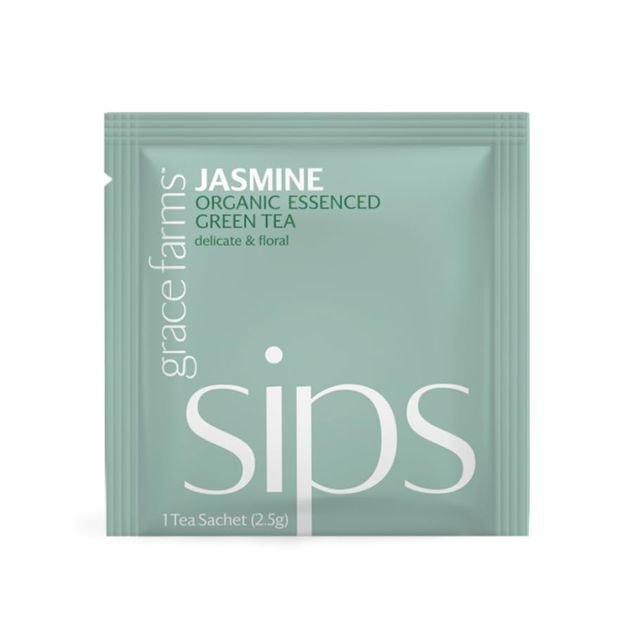 organic jasmine green tea sachets