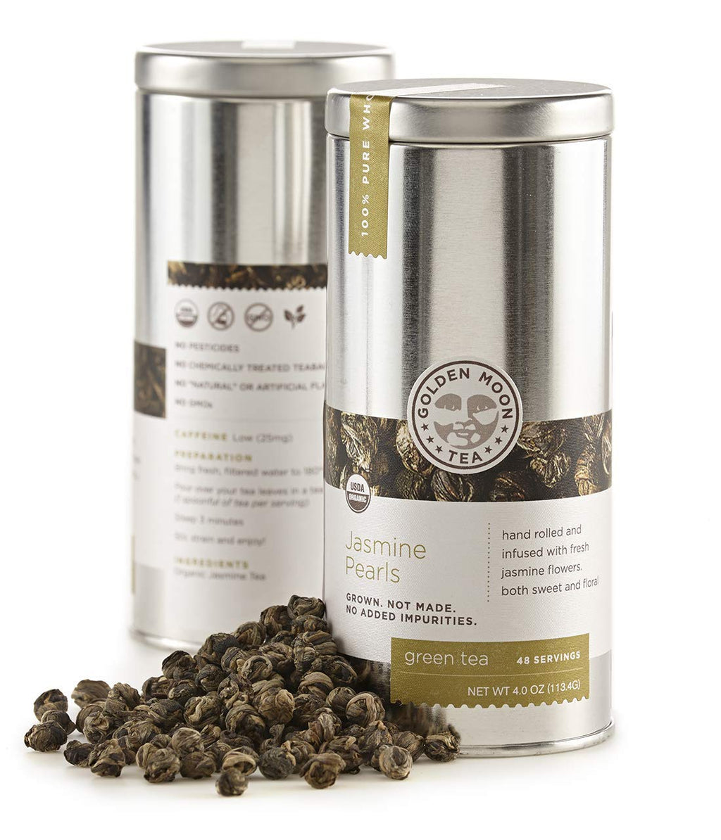organic jasmine pearls green tea