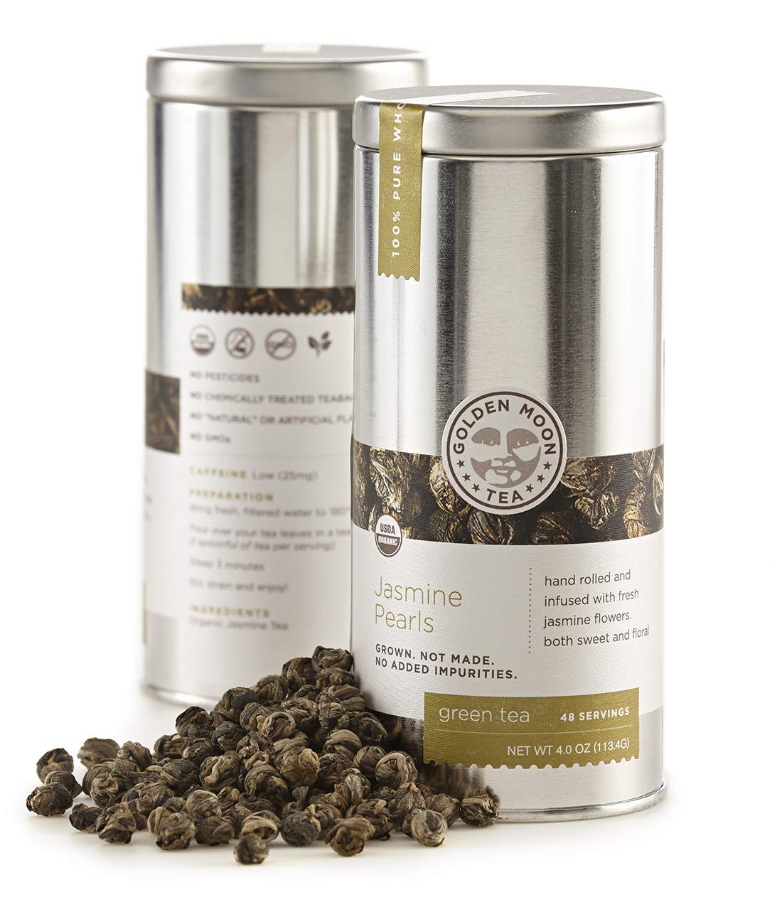 organic jasmine pearls green tea