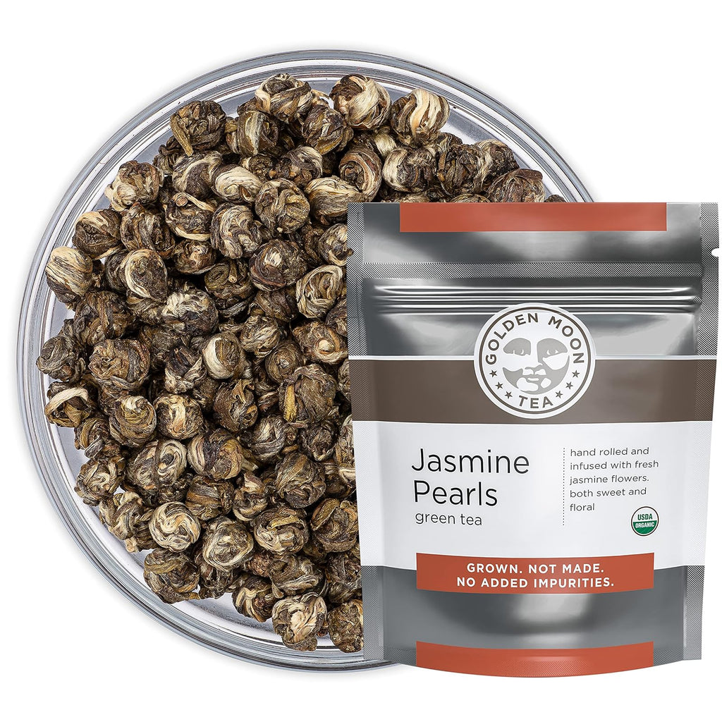 organic jasmine pearls green tea