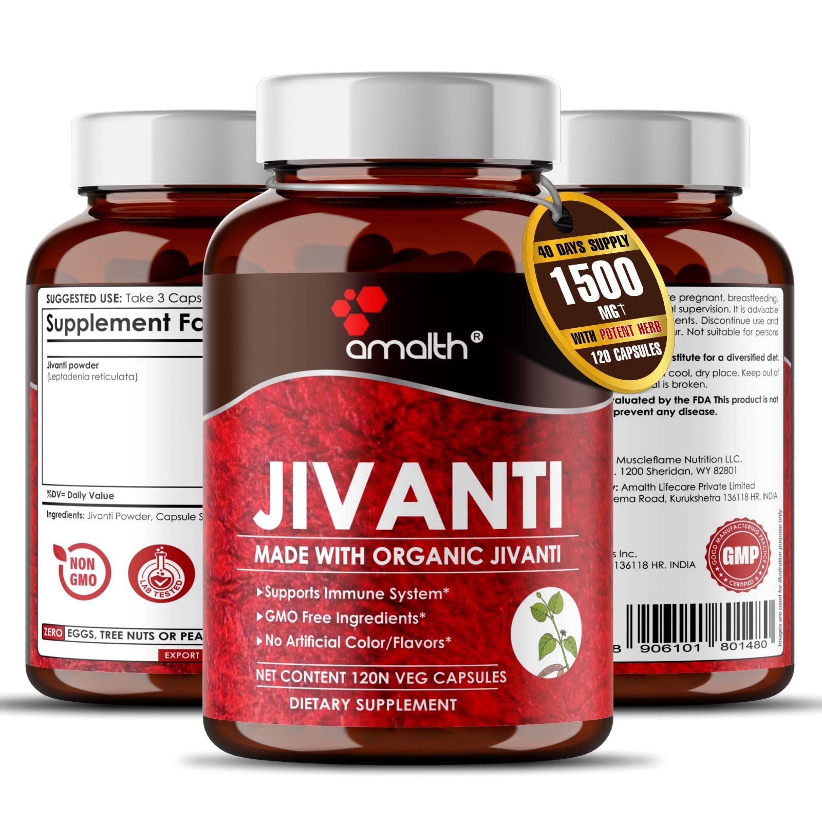 Organic Jivanti extract for immunity
