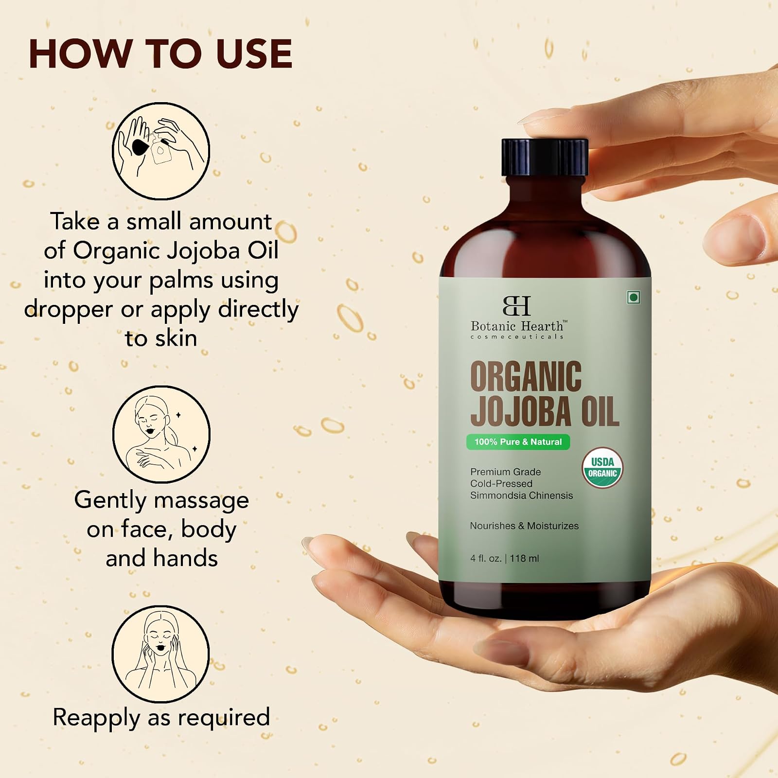 organic jojoba oil for beauty routines