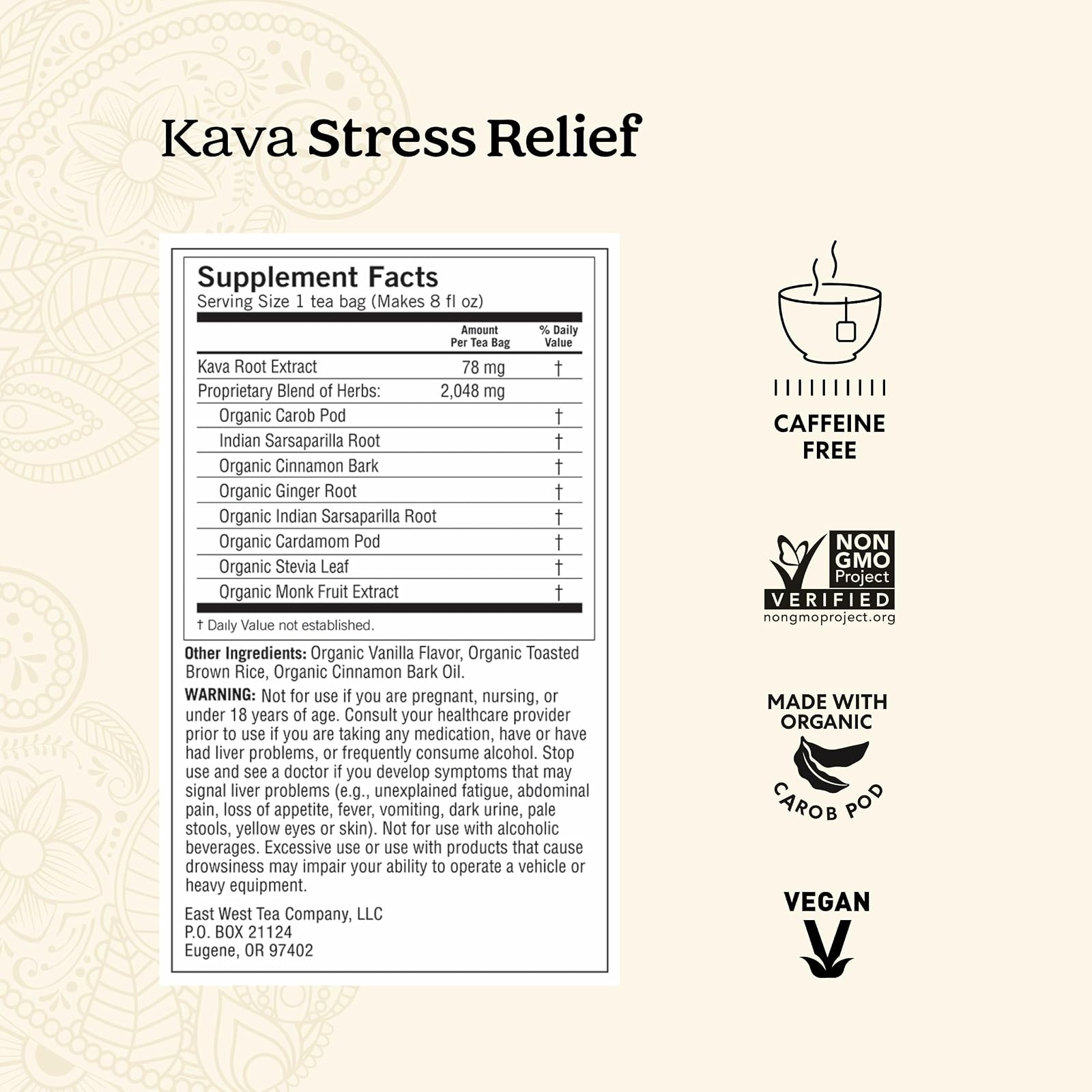 organic kava tea for relaxation