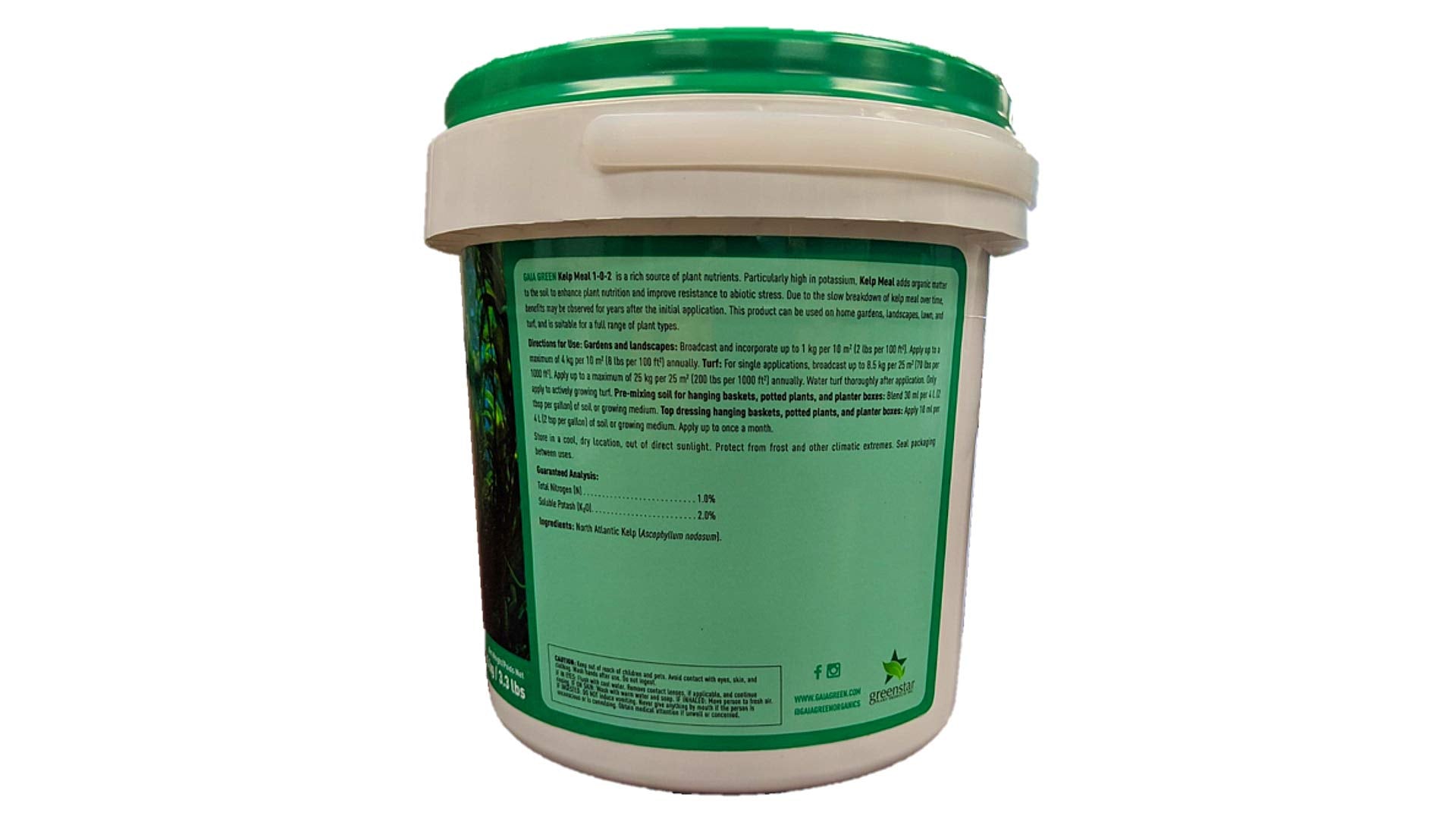Organic kelp meal for health