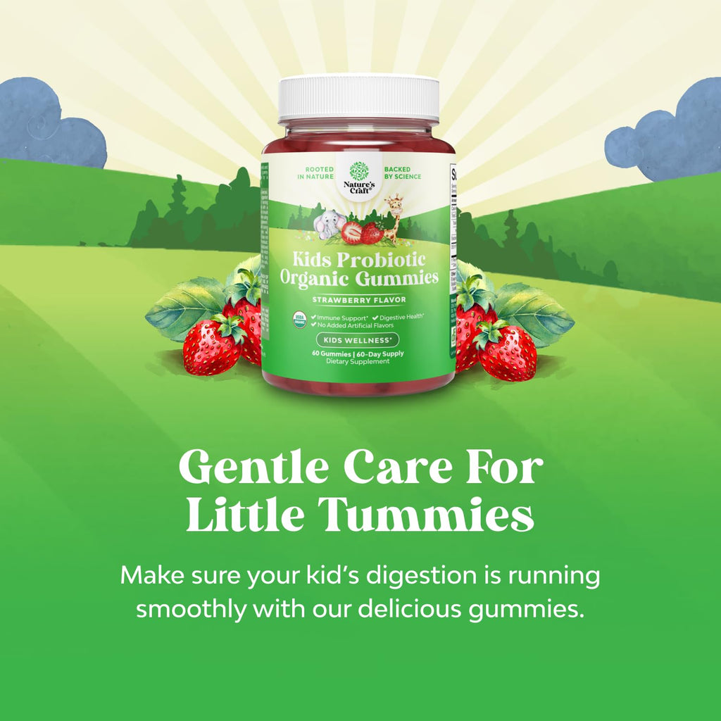 organic kids gummies for healthy gut