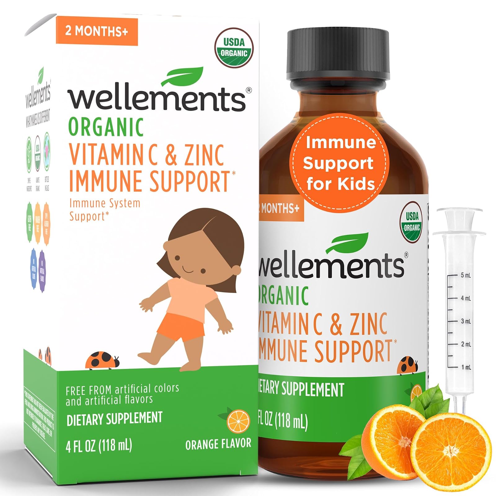 organic kids immune support syrup