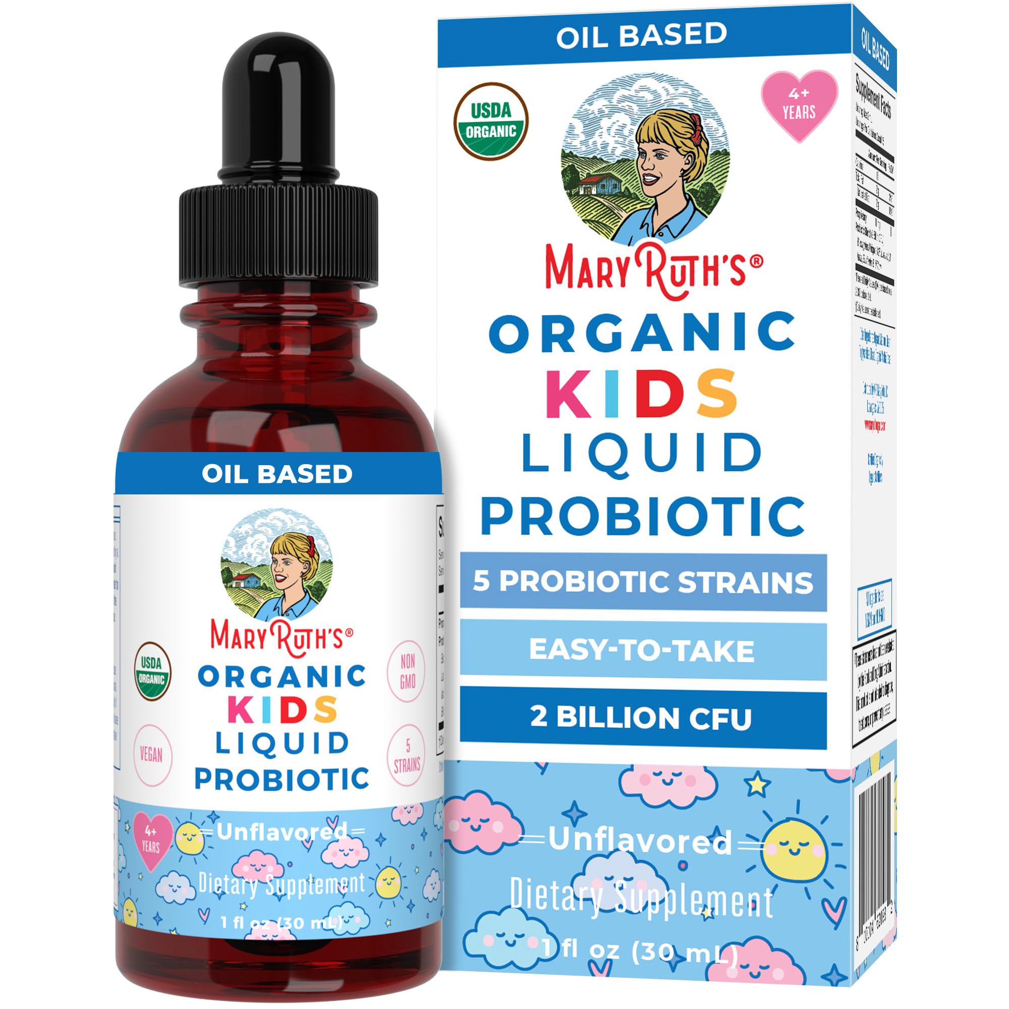 organic kids probiotic liquid drops