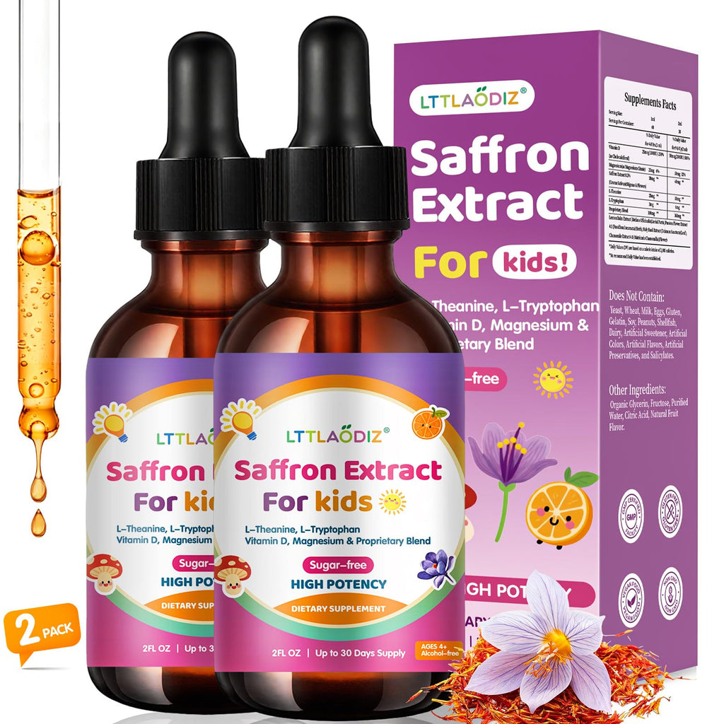 organic kids saffron drops mixed berry