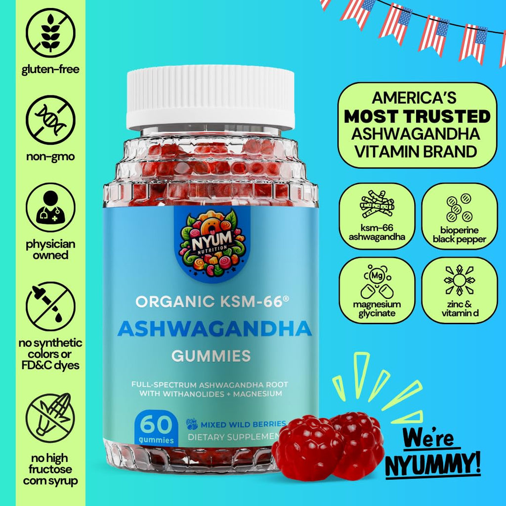 Organic KSM-66 Ashwagandha gummies for better sleep