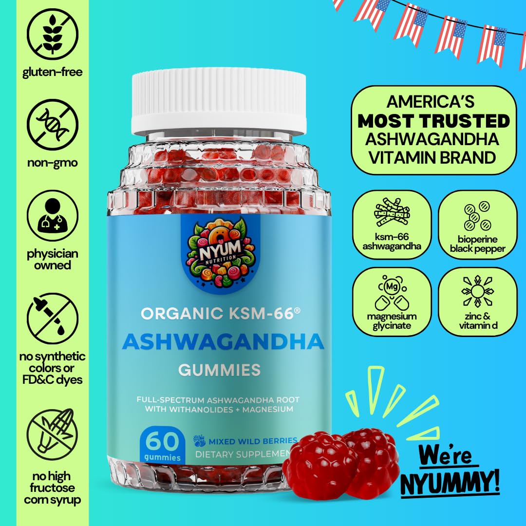 Organic KSM-66 Ashwagandha gummies for better sleep