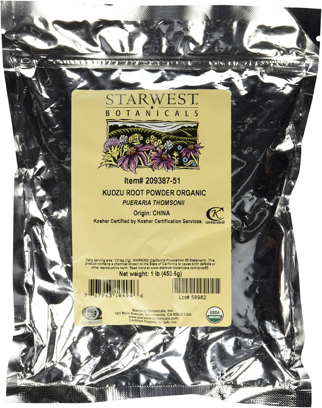 organic kudzu root powder benefits