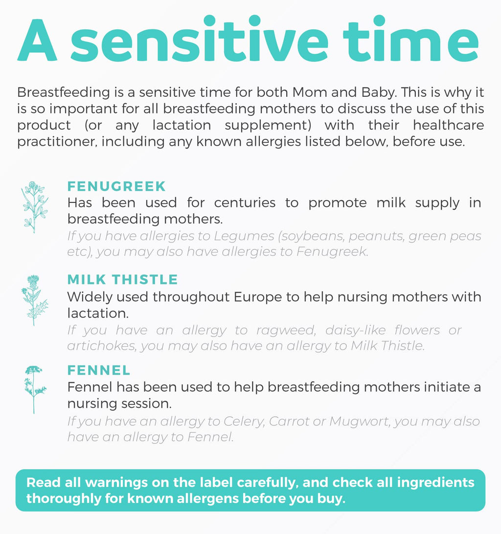 organic lactation aid with milk thistle
