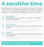 organic lactation aid with milk thistle