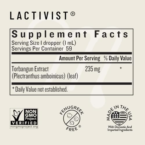 Organic lactation drops for better milk flow
