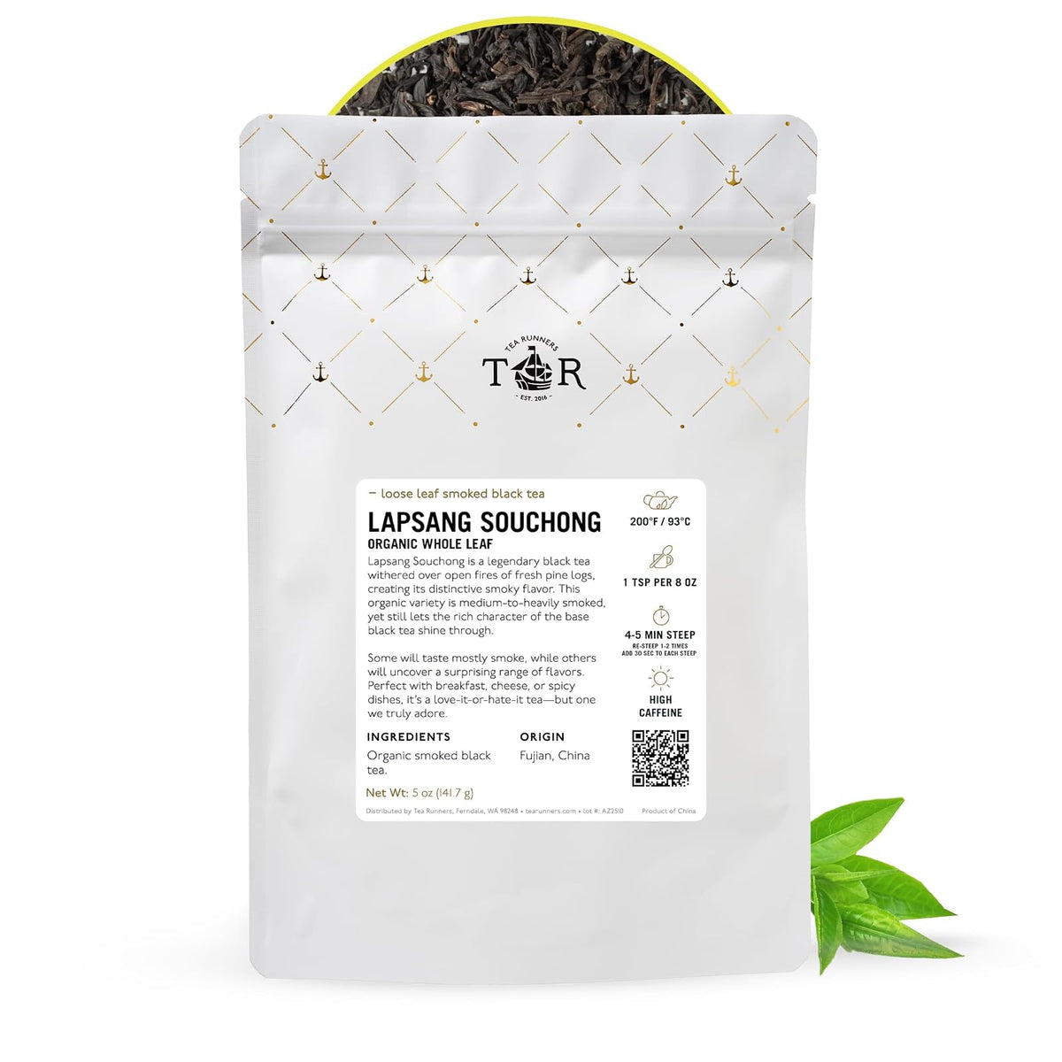 organic Lapsang Souchong black tea