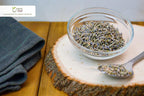 Organic lavender flower infusion
