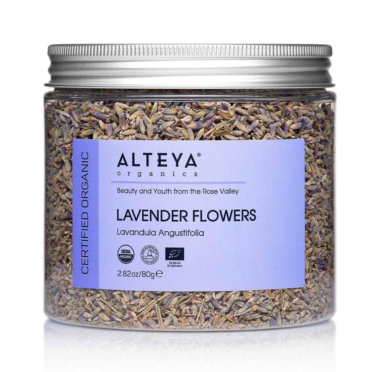 organic lavender flowers herbal tea