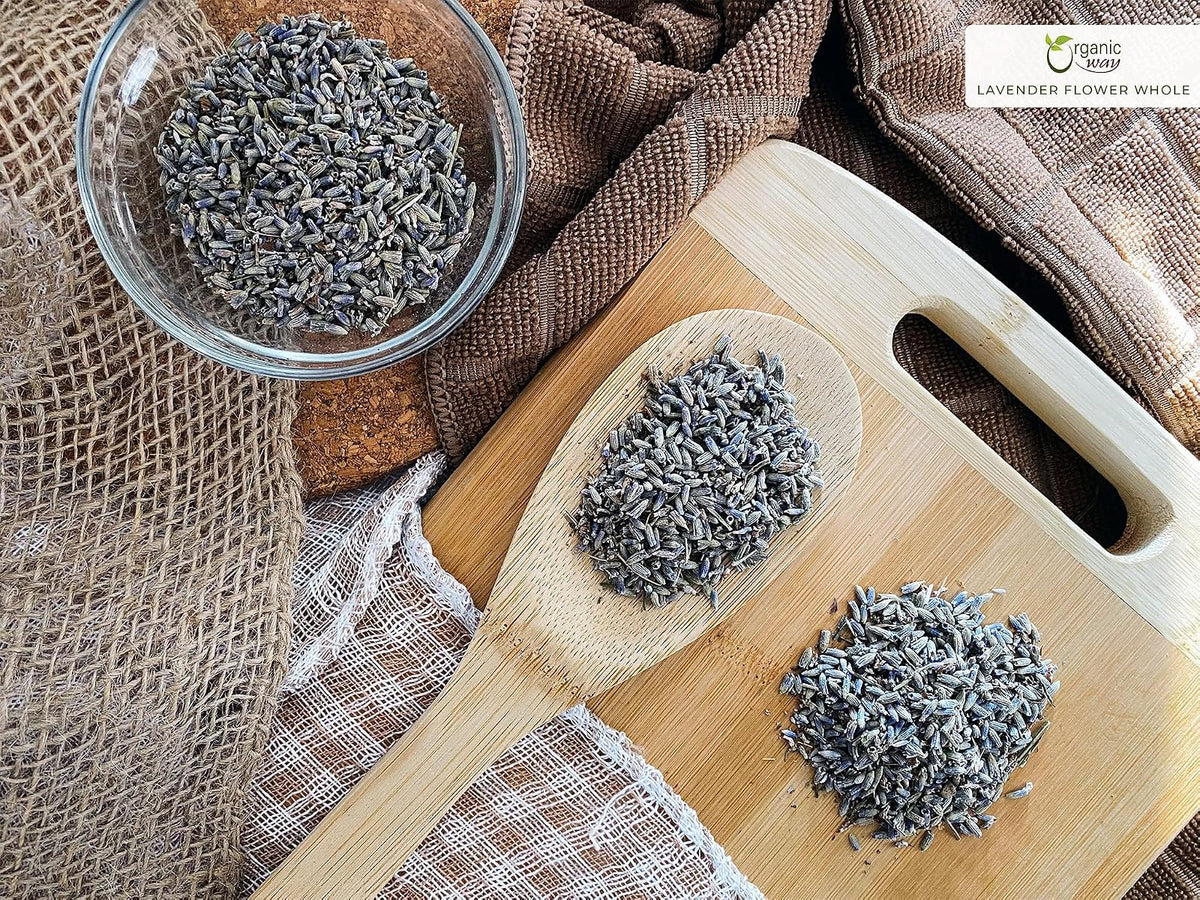 Organic lavender for herbal infusions