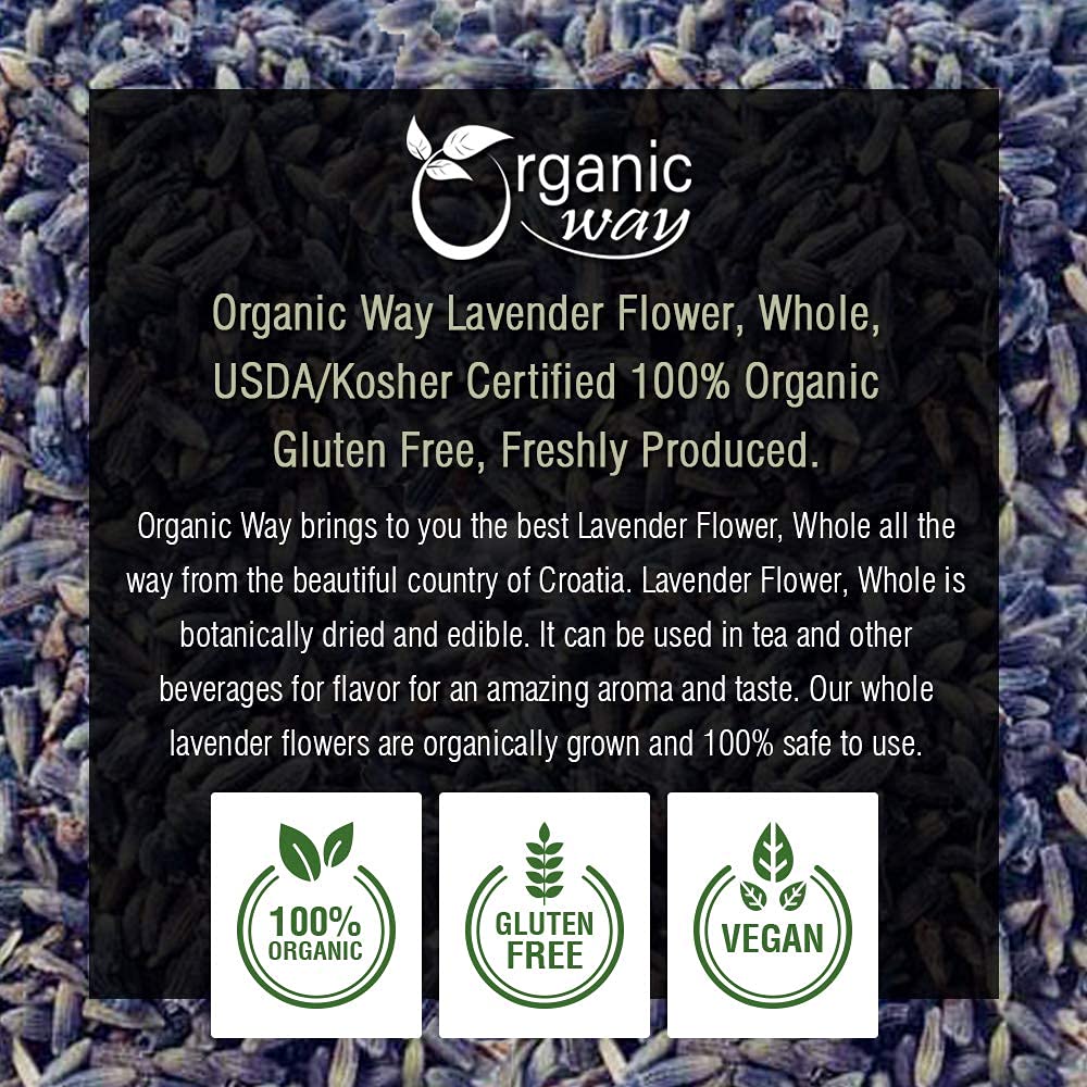 Organic lavender for soothing scents