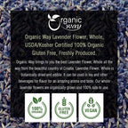 Organic lavender for soothing scents