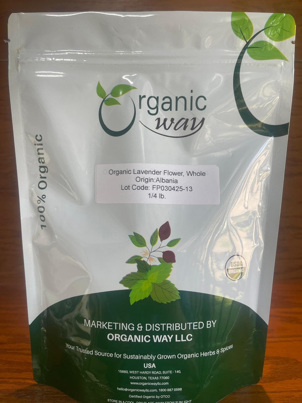 Organic lavender for soothing sleep