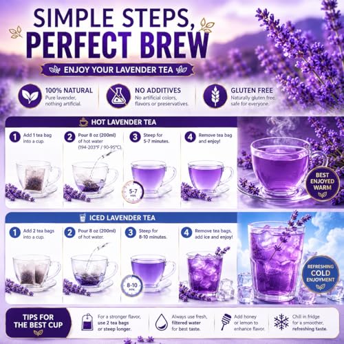 organic lavender tea for wellness