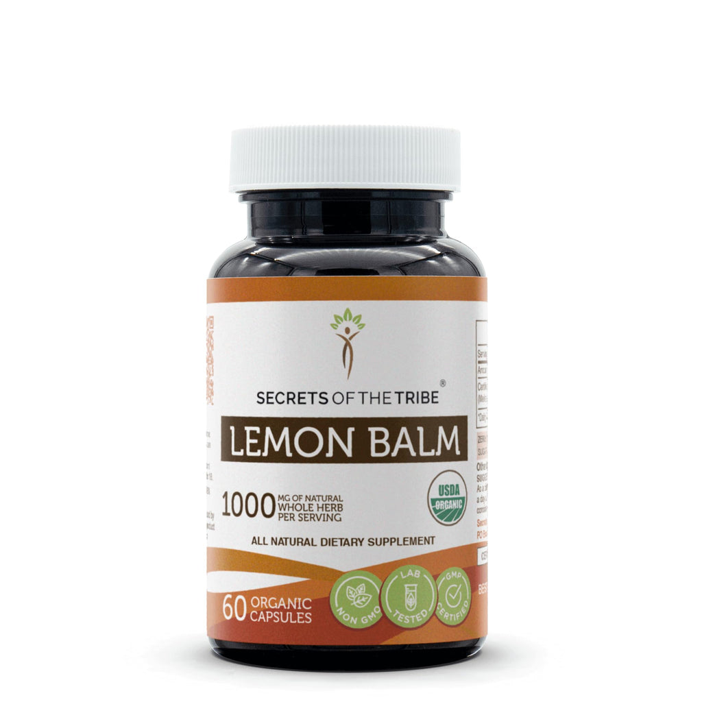 organic lemon balm capsules for wellness