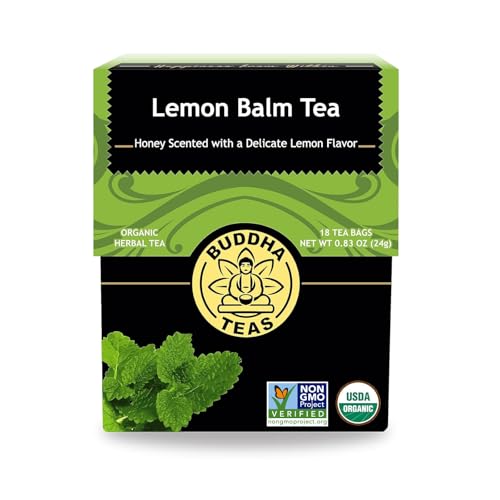 organic lemon balm herbal tea bags