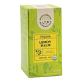 organic lemon balm herbal tea bags